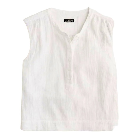 J. Crew | Tops | Nwt Jcrew Cora Cotton Gauze Tank Size Small | Poshmark
